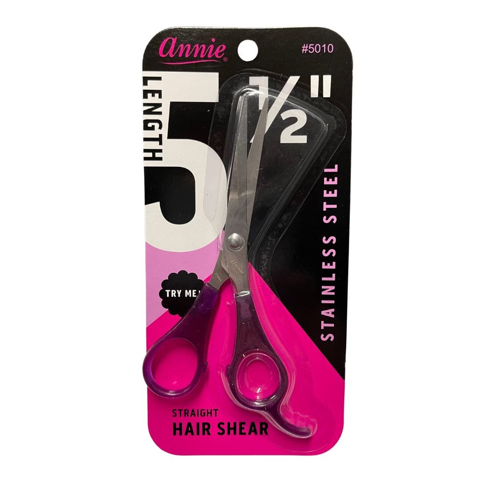 Annie Stainless Steel Straight Hair Shear 5.5" (#5010)
