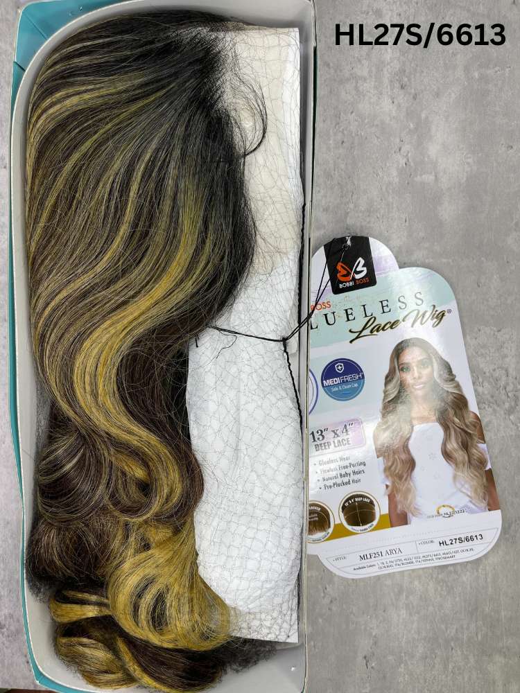 Bobbi Boss 13x4 Glueless Lace Frontal Wig - MLF251 Arya
