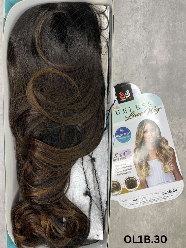 Bobbi Boss 13x4 Glueless Lace Frontal Wig - MLF254 Jael