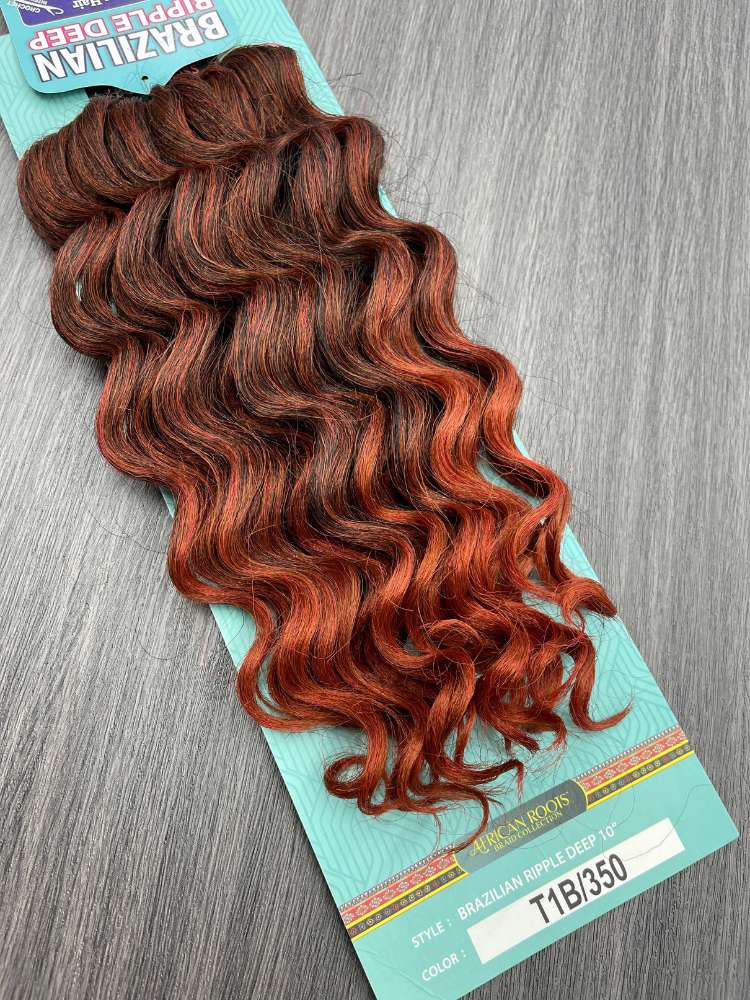 Bobbi Boss Synthetic Crochet Hair - Brazilian Ripple Deep 10"