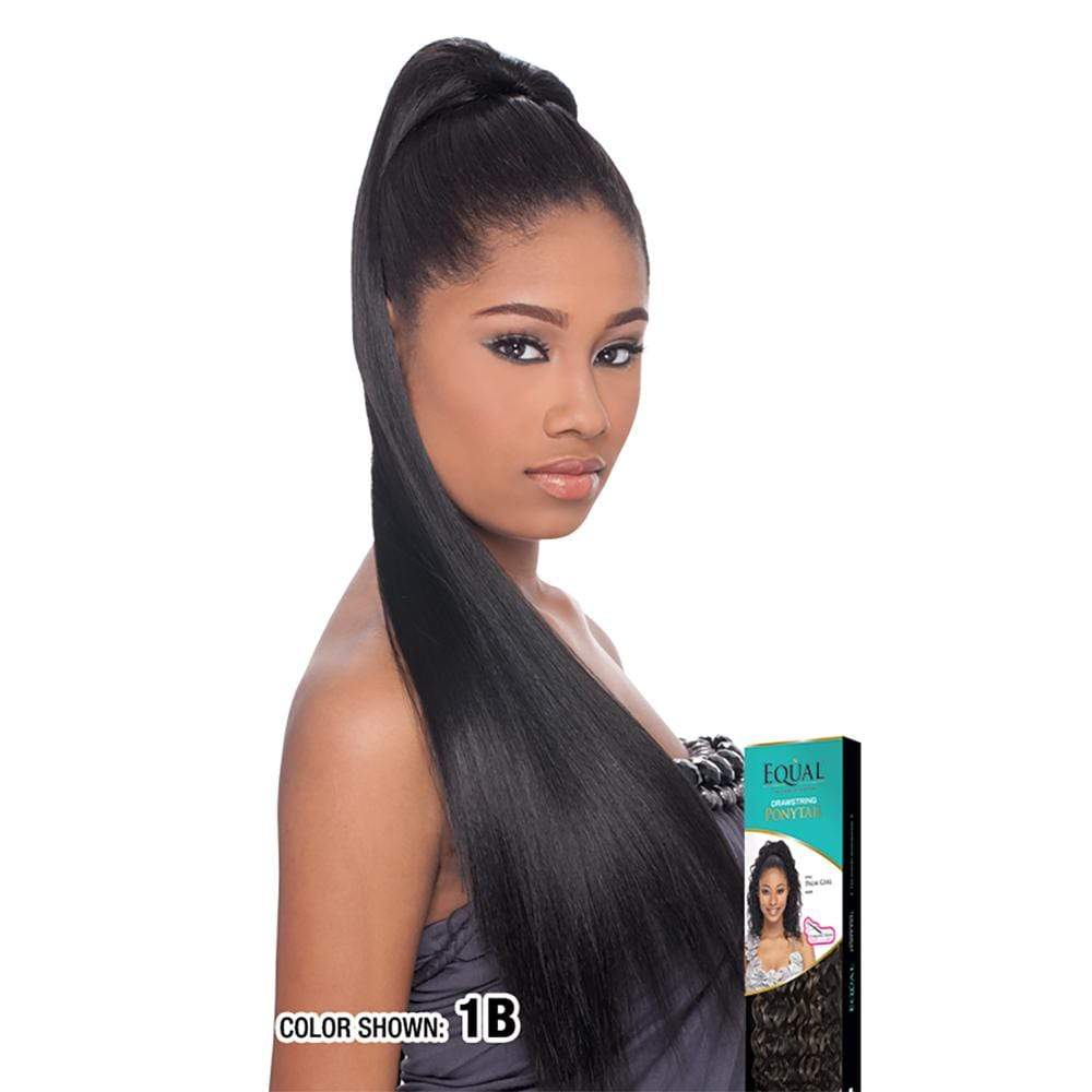 Shake N Go Equal Drawstring Ponytail - Yaky Straight 24