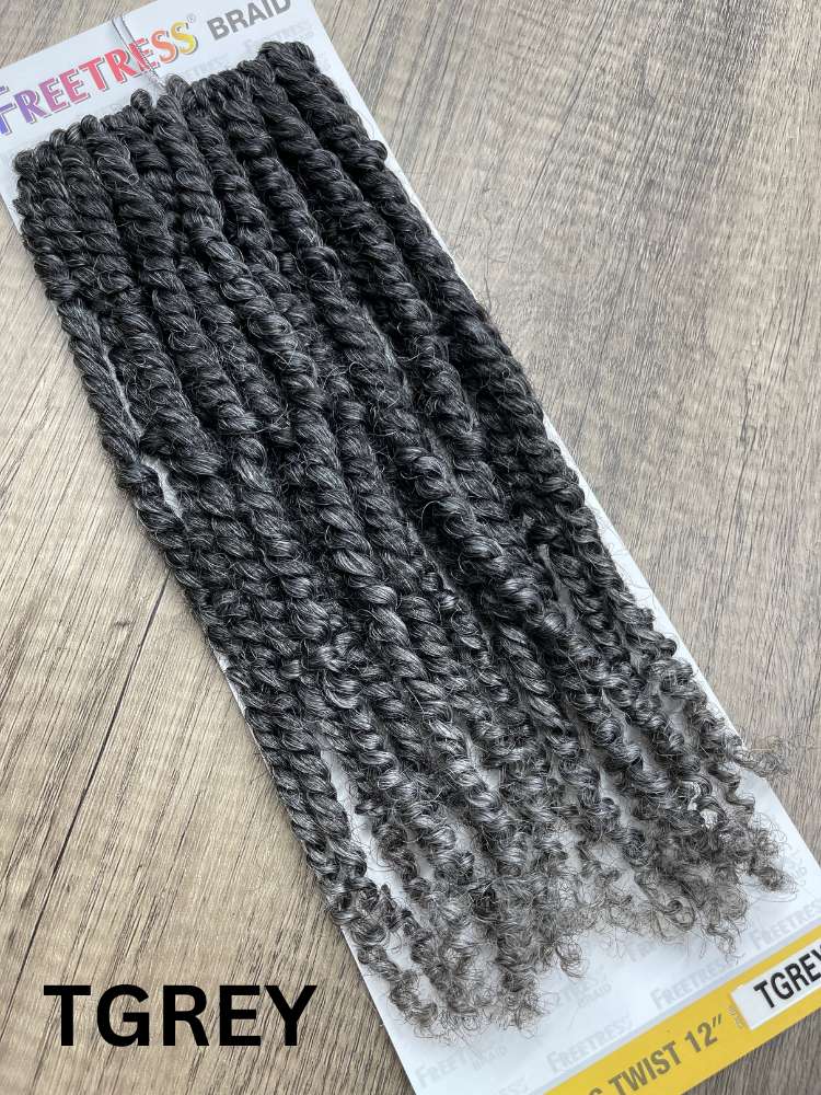 Freetress Braid Crochet Hair - 2x Spring Twist 12"