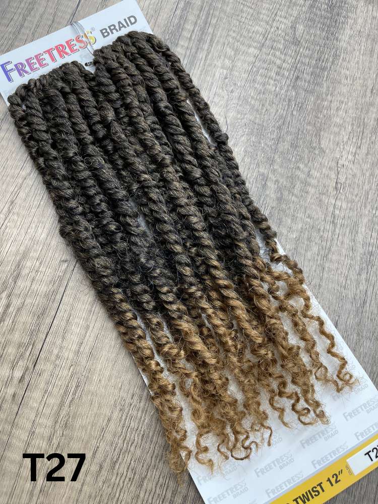 Freetress Braid Crochet Hair - 2x Spring Twist 12"