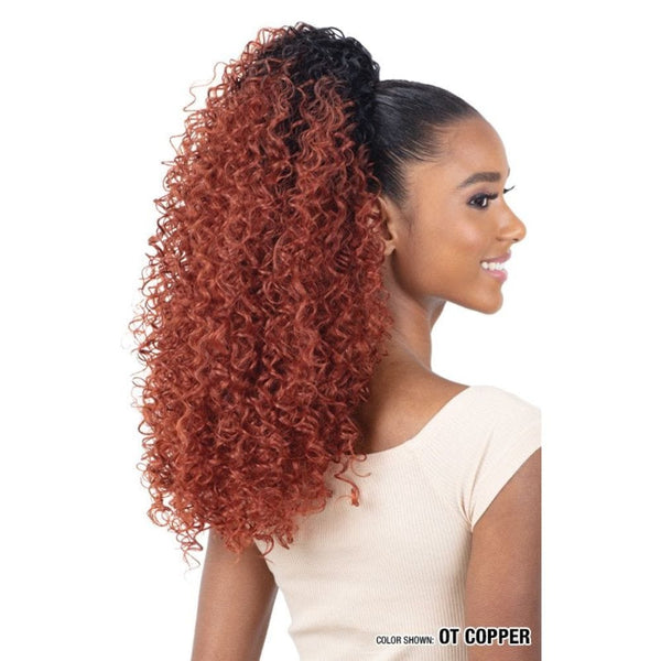 FreeTress Drawstring Full Cap Half Wig - Creta Girl Long