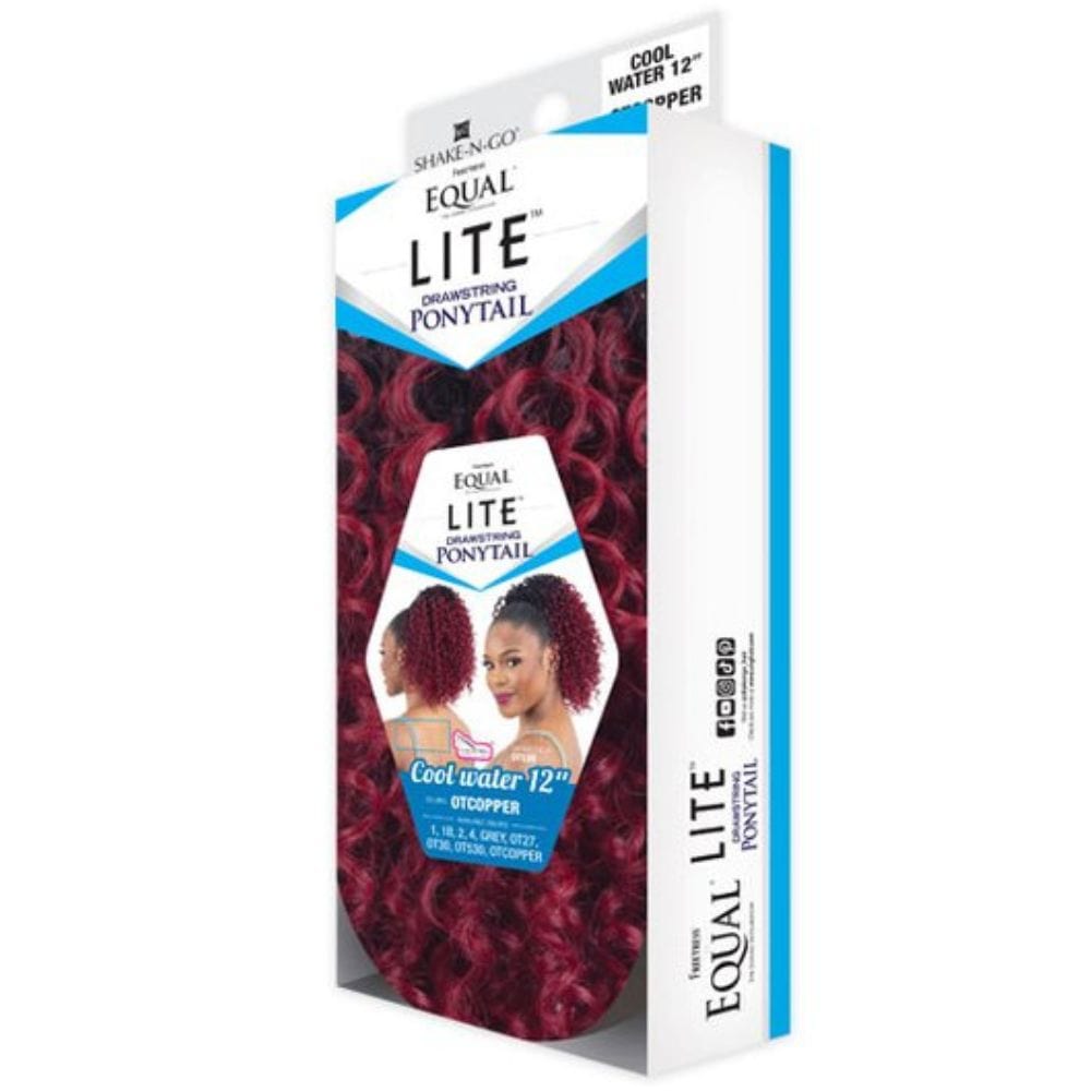 FreeTress Equal Lite Drawstring Ponytail - Cool Water 12"