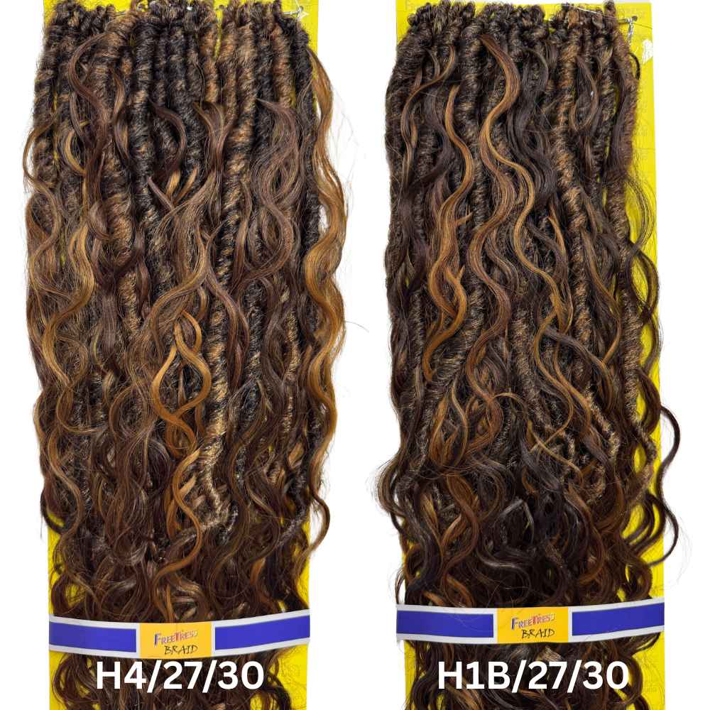 Freetress Pre-Looped Crochet Braid - 3X Bora Bora Boho Locs 22"