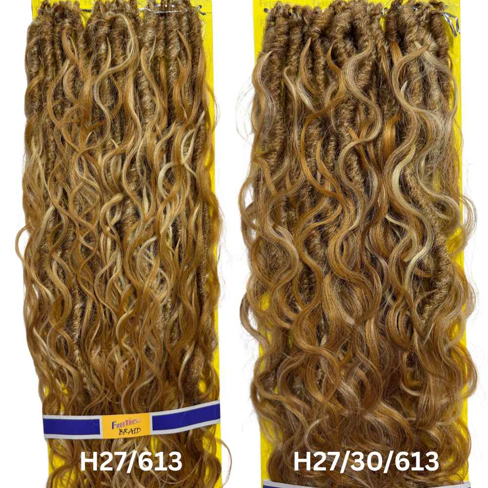 Freetress Pre-Looped Crochet Braid - 3X Bora Bora Boho Locs 22"