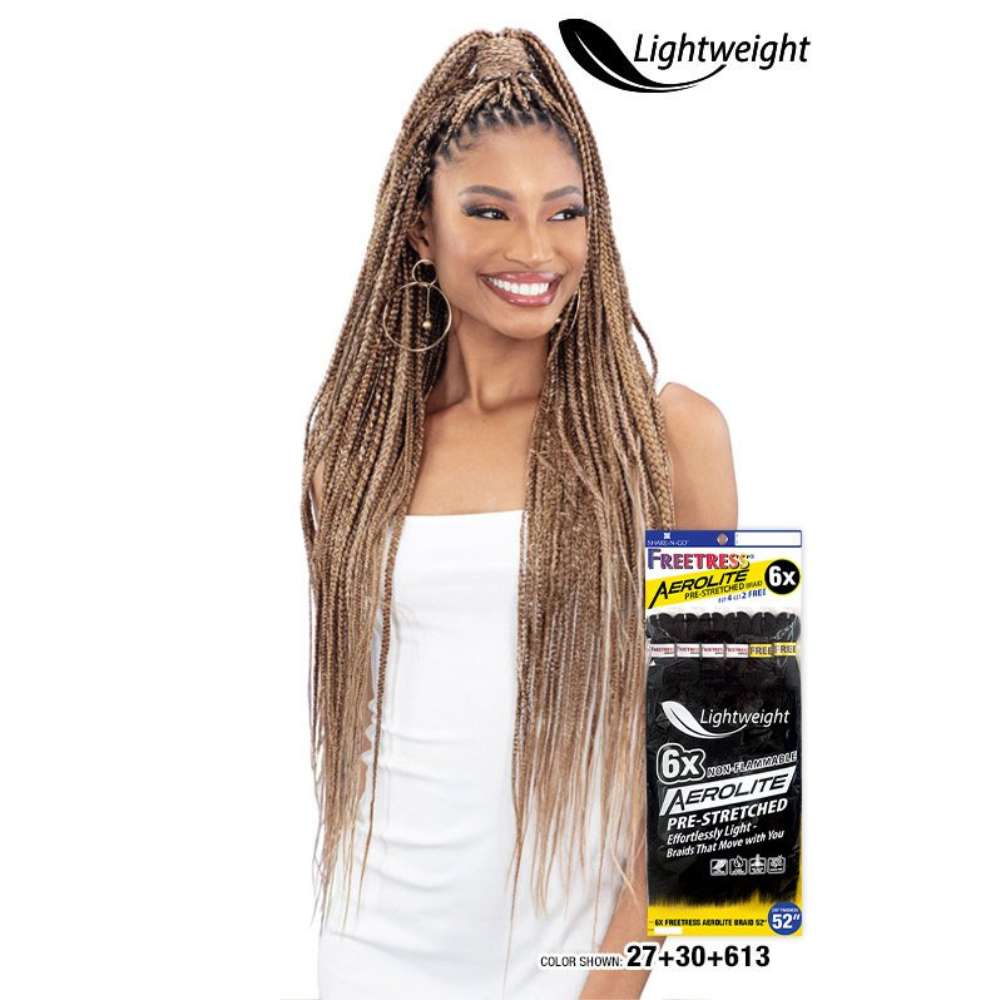 Freetress Pre-Stretched Braiding Hair - 6X Aerolite Braid 52"