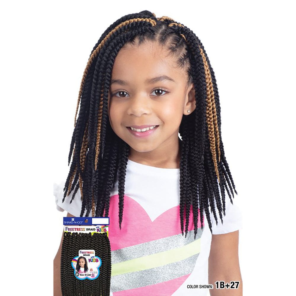 FreeTress Braid - 3X Kids Box Braid 9"