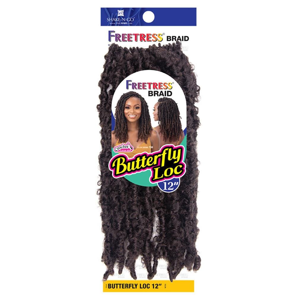 FreeTress Crochet Hair - Butterfly Locs 12"