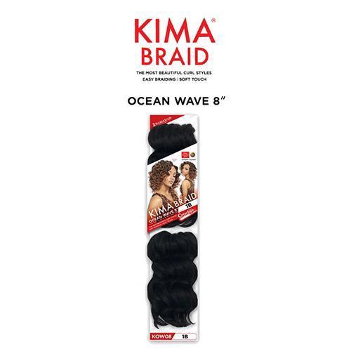 Kima Synthetic Crochet Hair - 2X Ocean Wave 8"