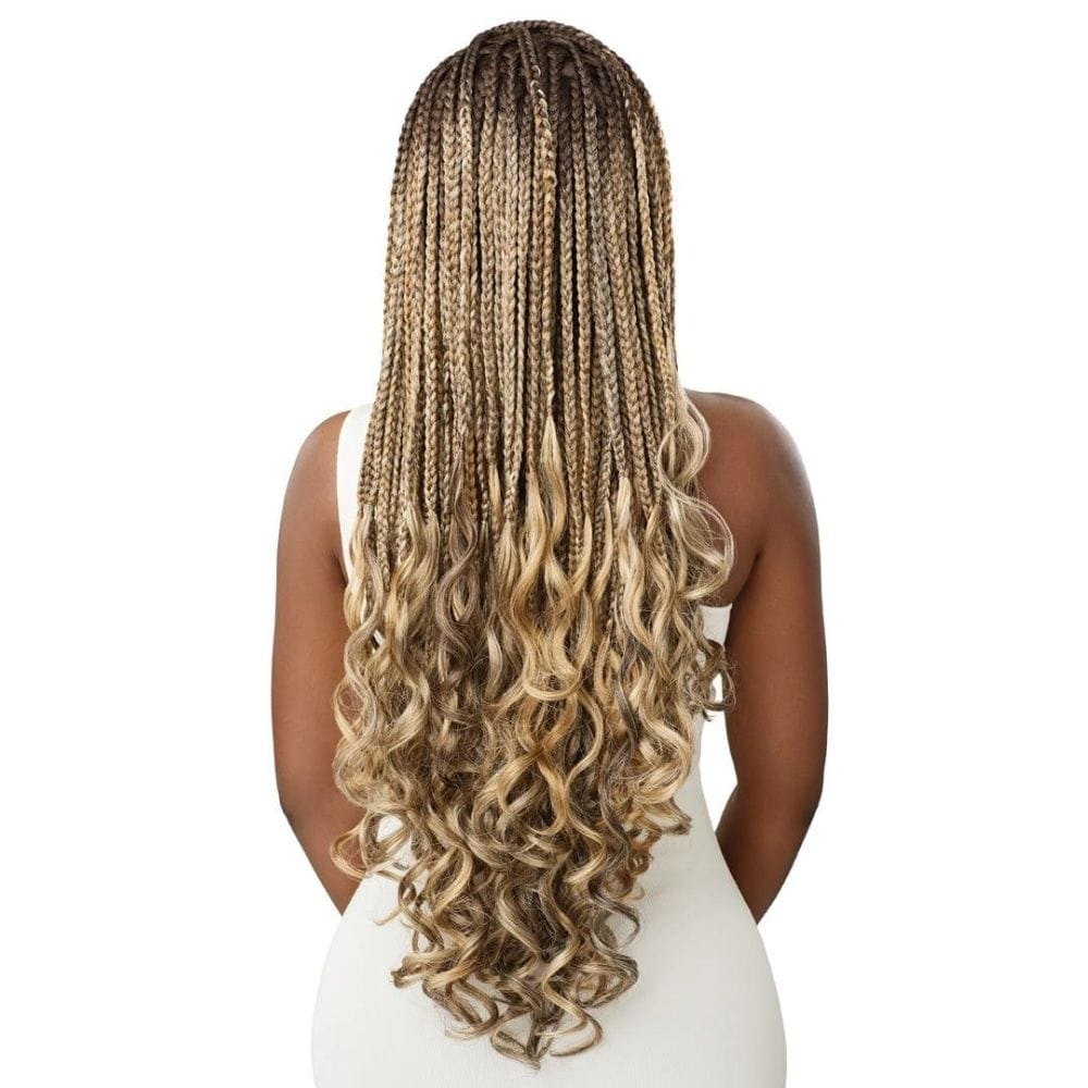 Outre 13x4 Braided Lace Wig - French Curl Box Braid 32"