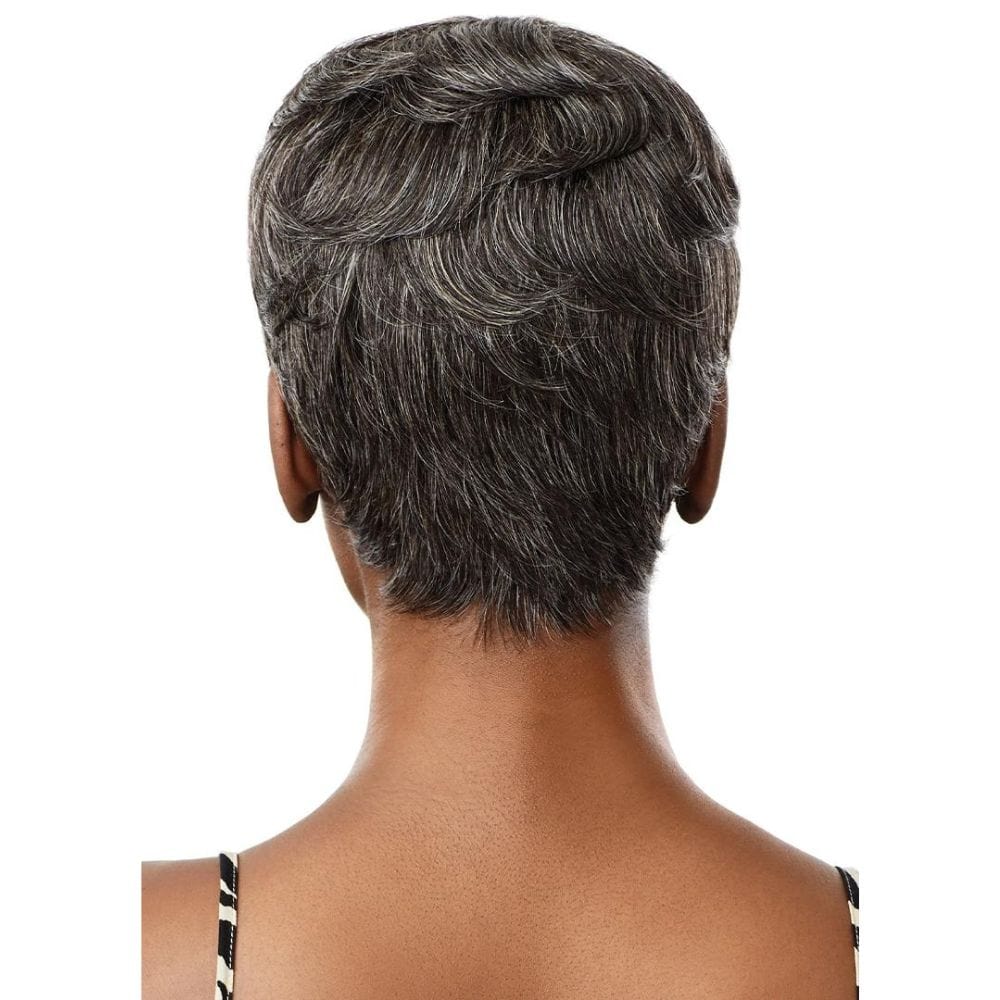 Outre Fab & Fly Gray Glamour Human Hair Wig - HH-Addison
