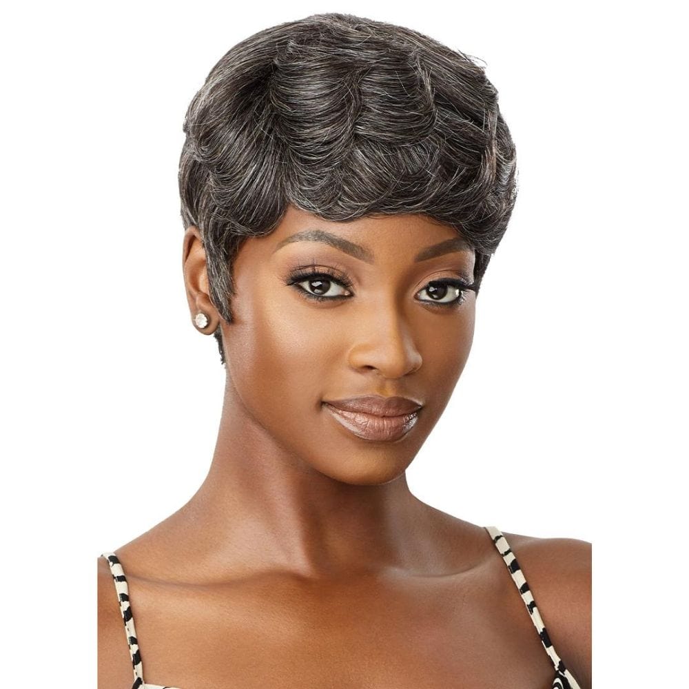 Outre Fab & Fly Gray Glamour Human Hair Wig - HH-Addison