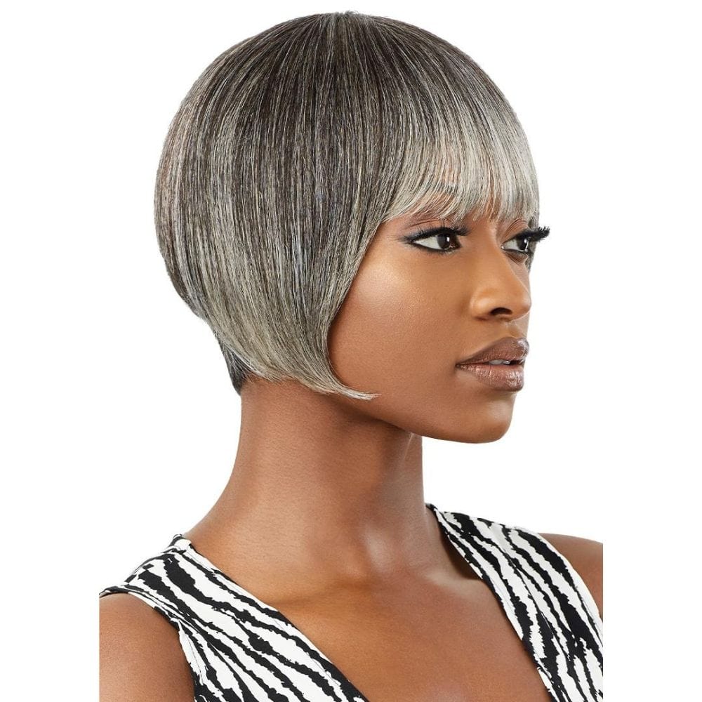 Outre Fab & Fly Gray Glamour Human Hair Wig - HH-Harriet