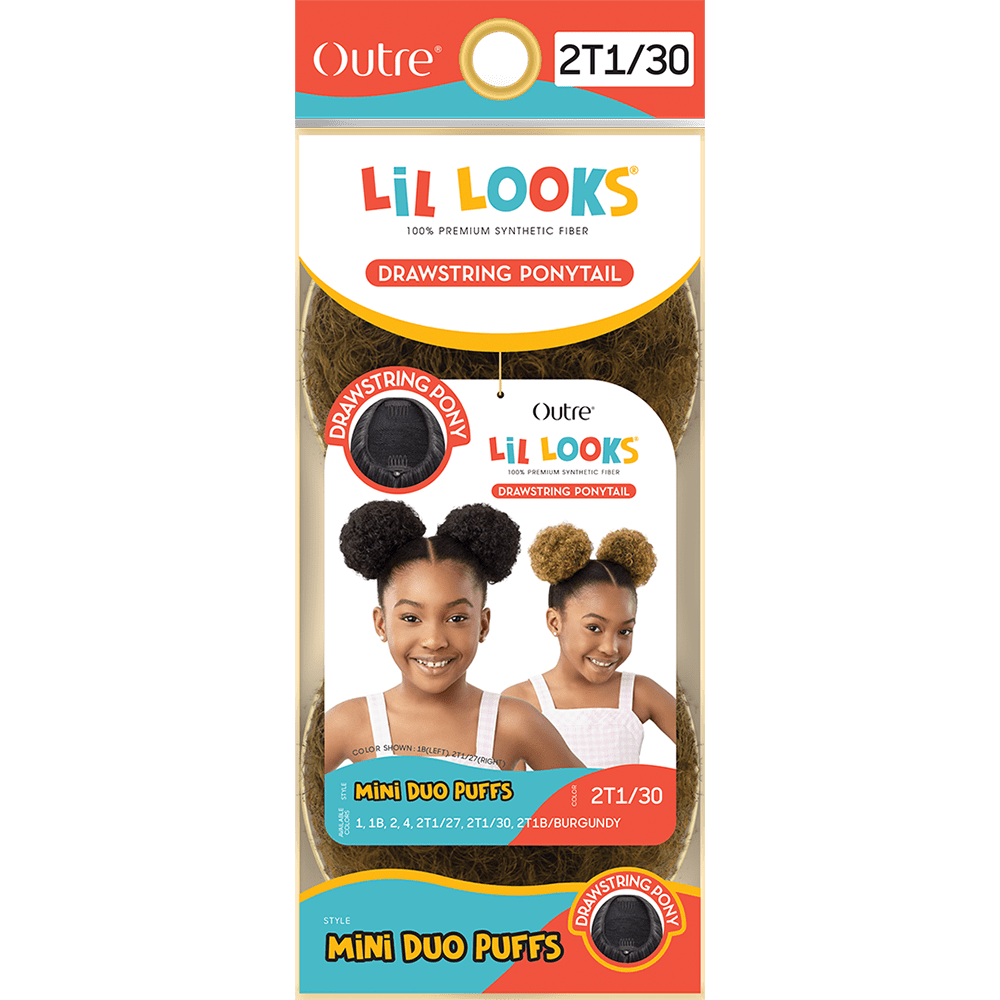 Outre Lil Looks Drawstring Ponytail - Mini Duo Puffs