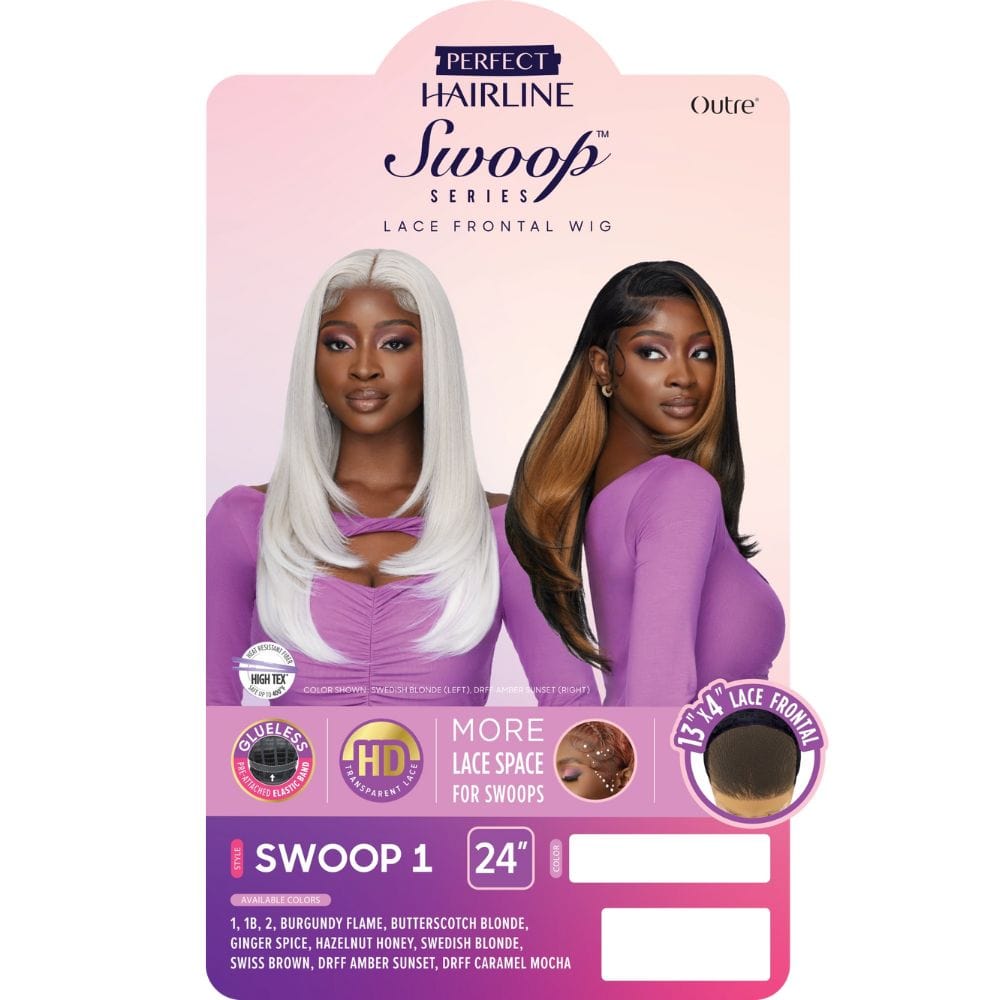 Outre Perfect Hairline Swoop Series 13x4 Lace Frontal Wig - Swoop 1