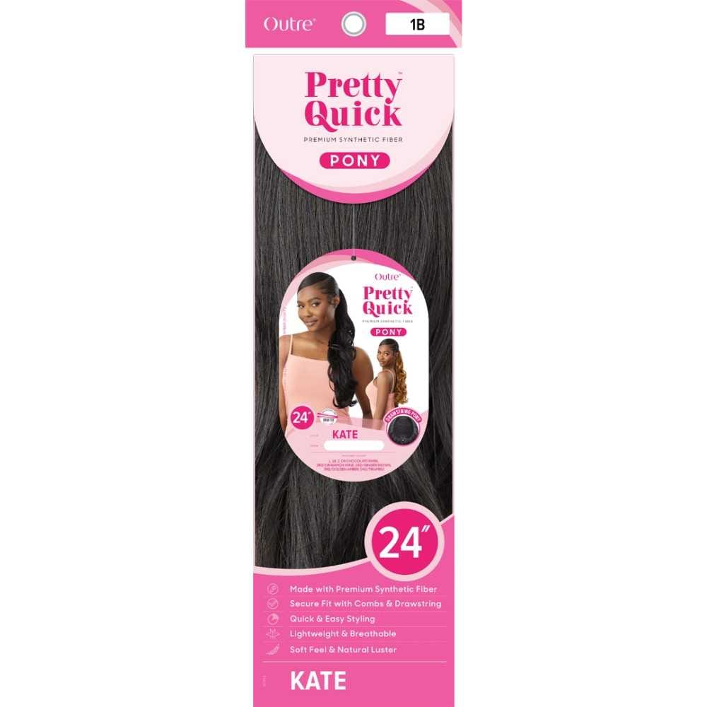 Outre Pretty Quick Synthetic Drawstring Ponytail - Kate