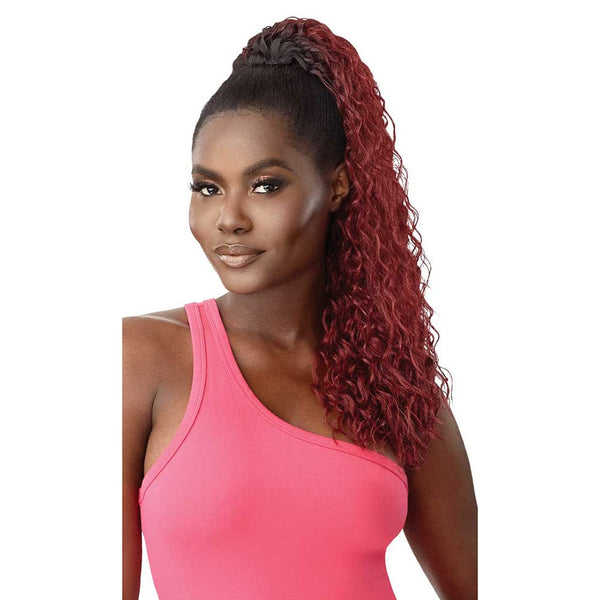 Outre Pretty Quick Wet & Wavy Ponytail - Deep Twist 22"