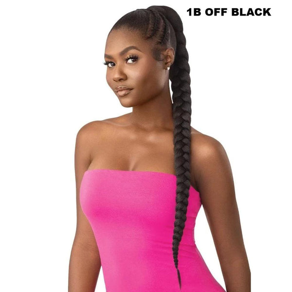 Outre Pretty Quick Wrap Ponytail - Natural Braided Ponytail 32"