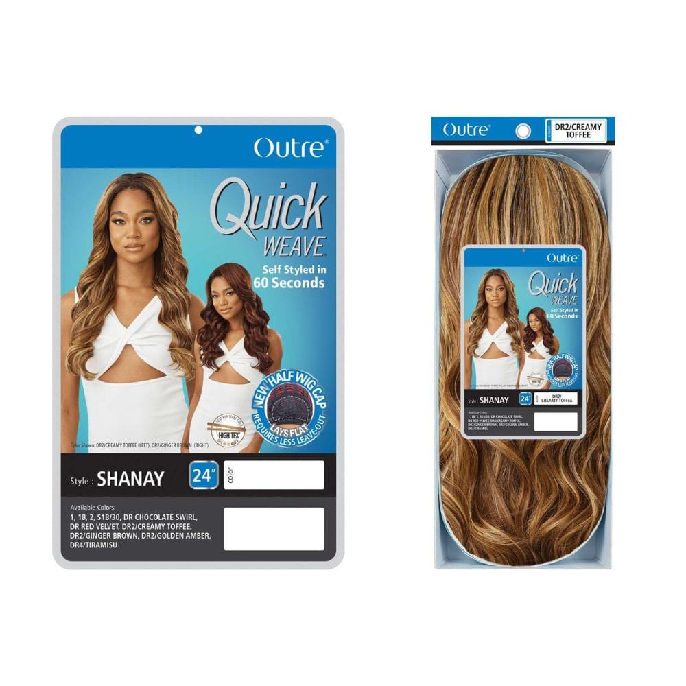 Outre Quick Weave Synthetic Half Wig - Shanay