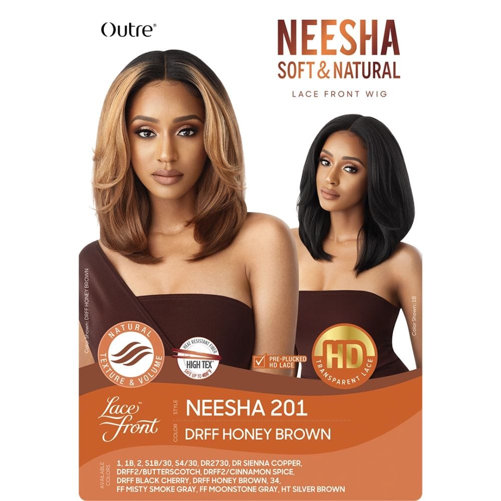 Outre Soft & Natural Synthetic Lace Front Wig - Neesha 201