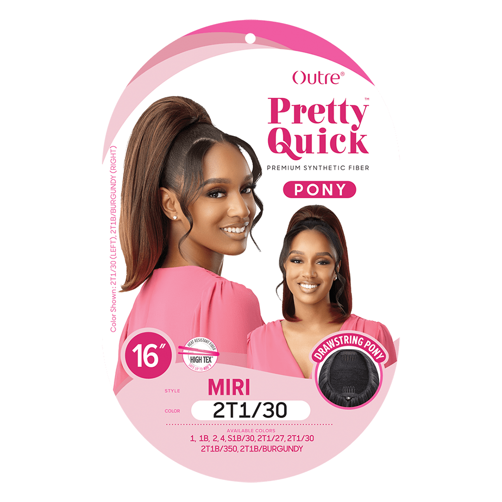 Outre Synthetic Pretty Quick Ponytail - Miri