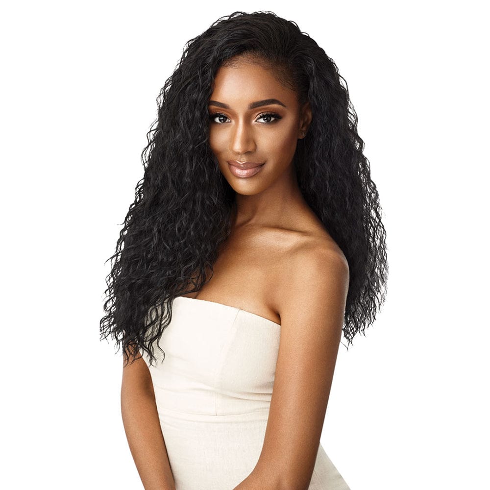 Outre Wet & Wavy Quick Weave Half Wig - Beach Curl 24"