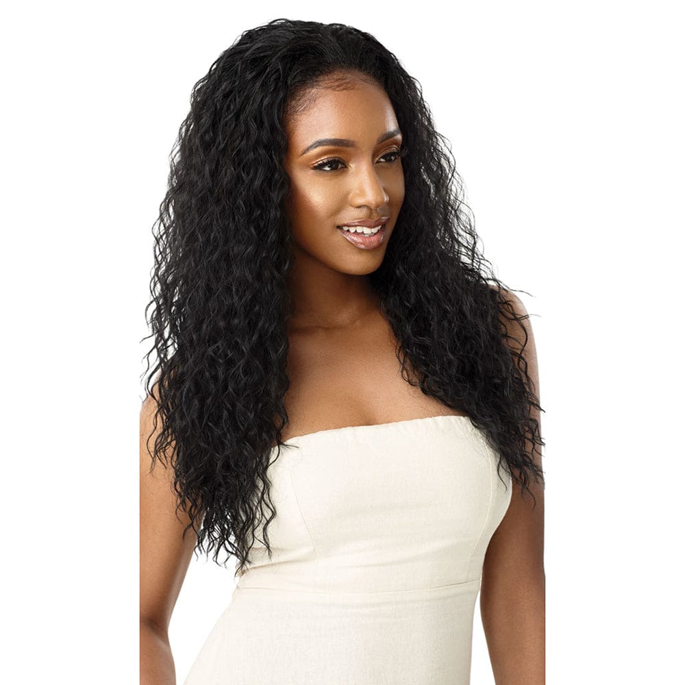 Outre Wet & Wavy Quick Weave Half Wig - Beach Curl 24"