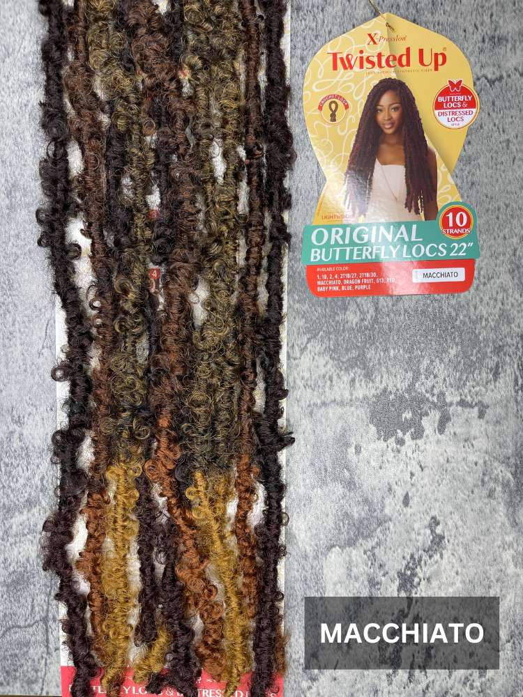 Outre X-Pression Twisted Up Crochet Hair - Original Butterfly Locs 22"