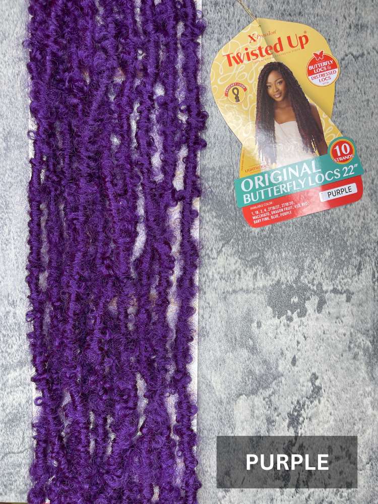 Outre X-Pression Twisted Up Crochet Hair - Original Butterfly Locs 22"