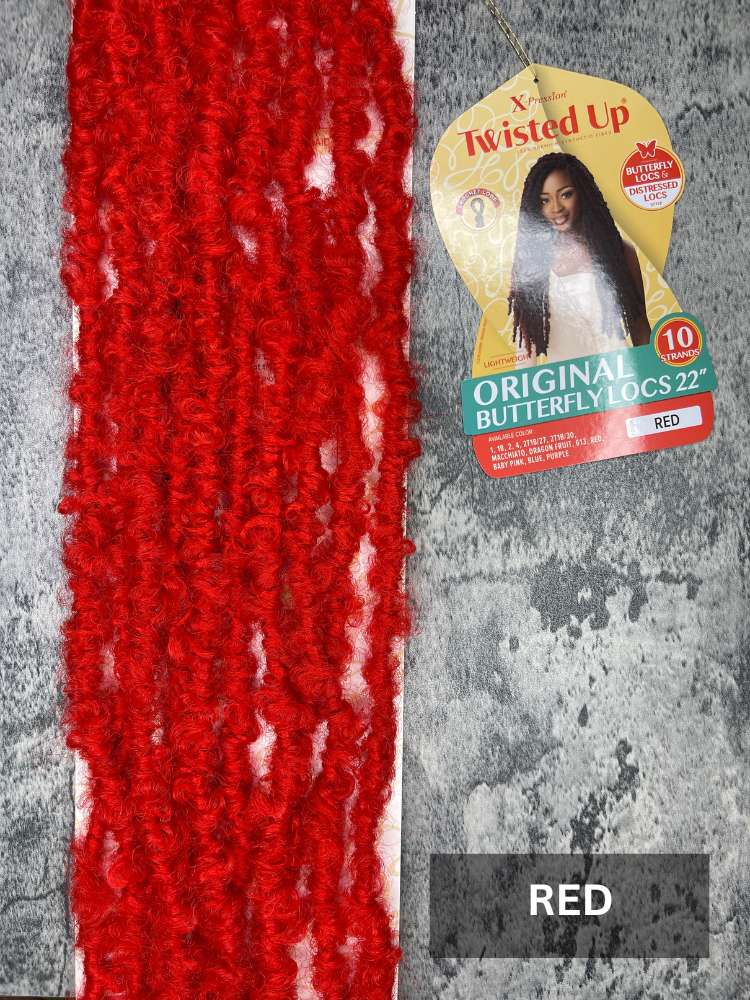 Outre X-Pression Twisted Up Crochet Hair - Original Butterfly Locs 22"