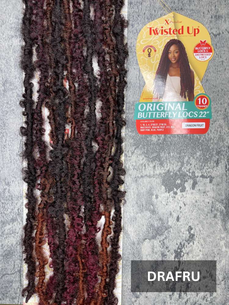 Outre X-Pression Twisted Up Crochet Hair - Original Butterfly Locs 22"