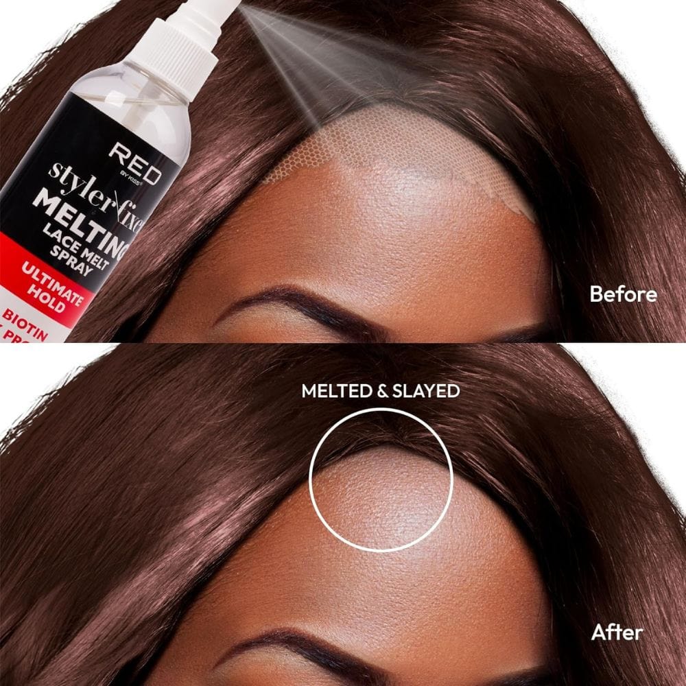 Red By Kiss Styler Fixer Lace Melting Spray 8 oz