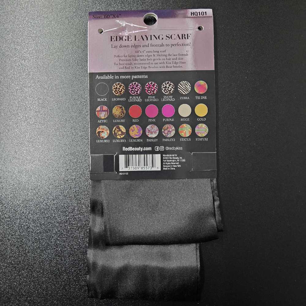 Red by Kiss Super Sleek Silky Satin Edge Laying Scarf