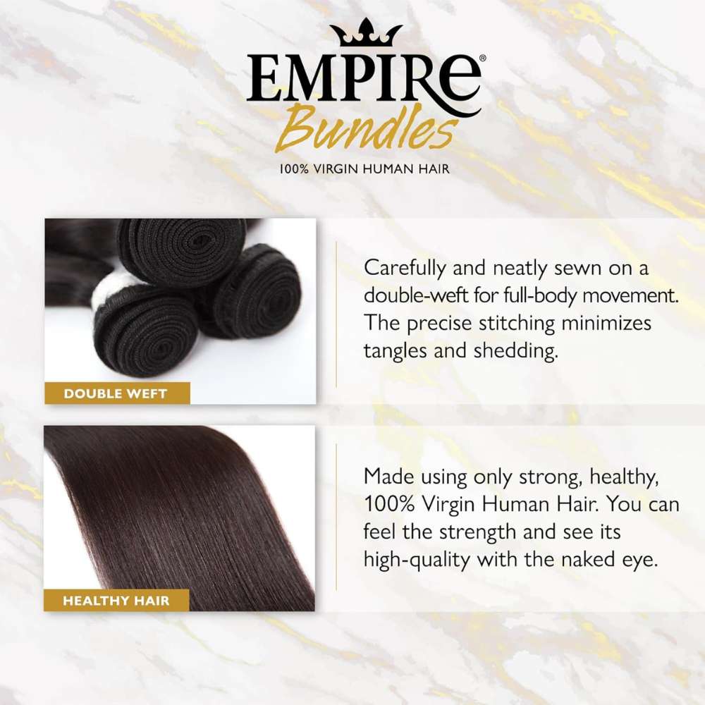 Sensationnel 13A Empire Bundles Virgin Human Hair Weave 3X Multi Pack
