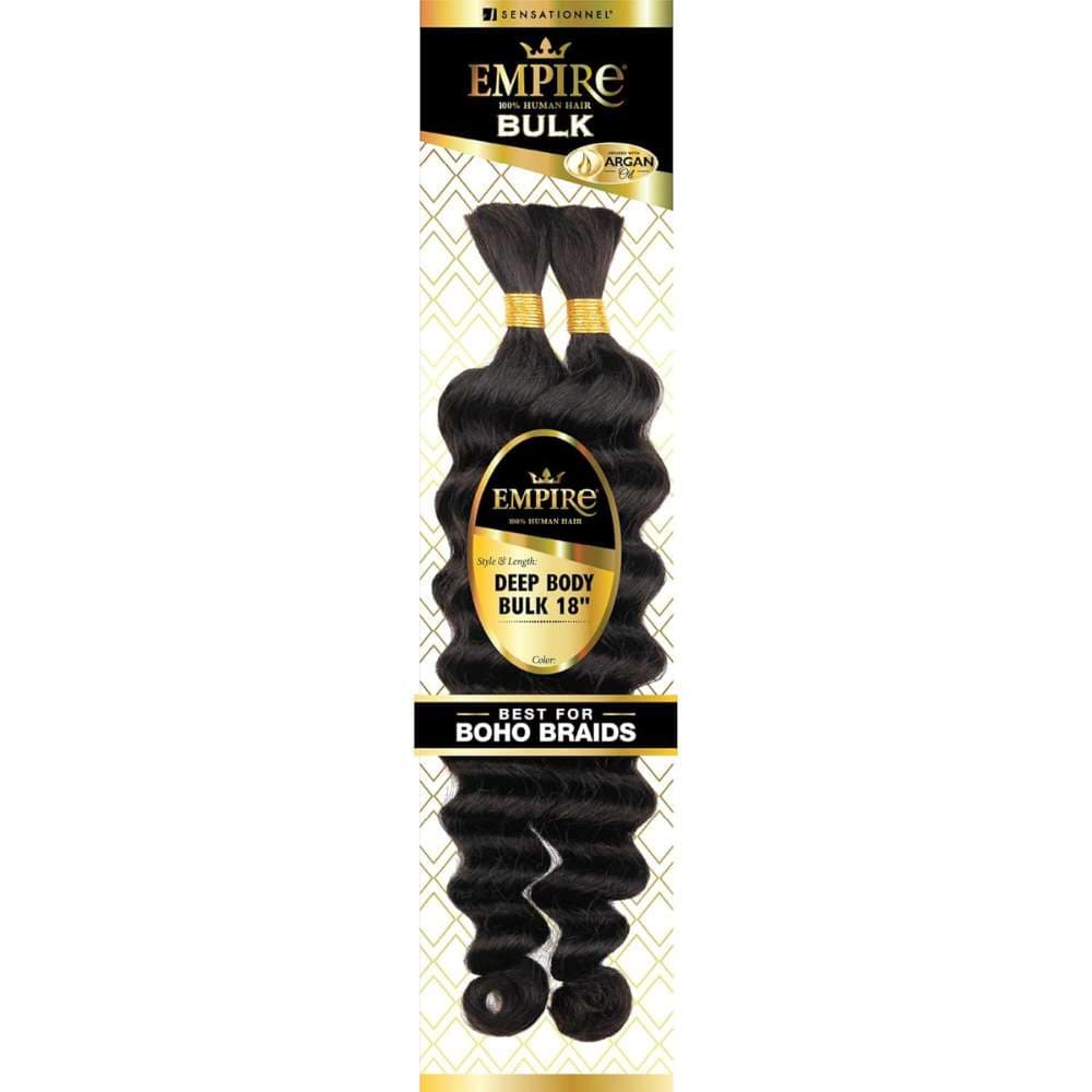 Sensationnel Empire 100% Human Hair For Braiding - Deep Body Bulk
