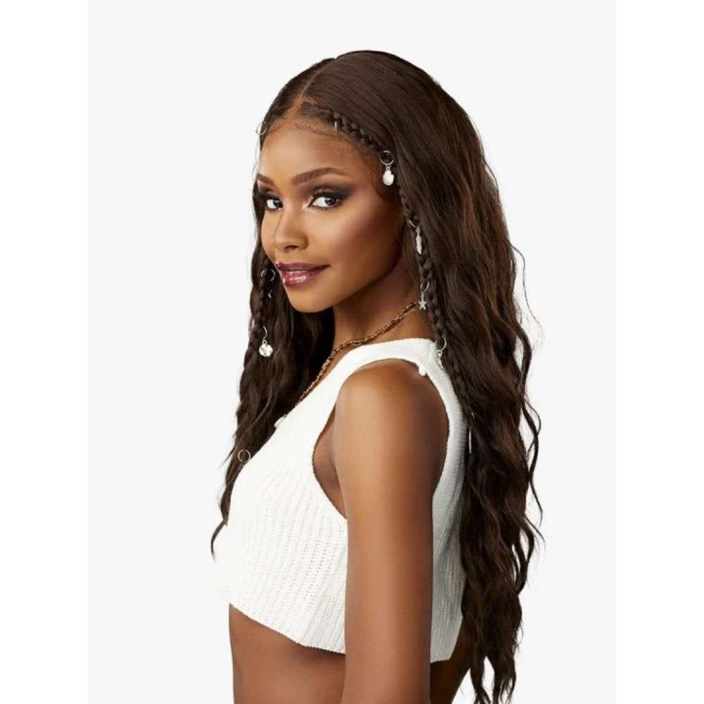 Sensationnel Festi-Gal Shear Muse Glueless HD Lace Front Wig - Dazzle