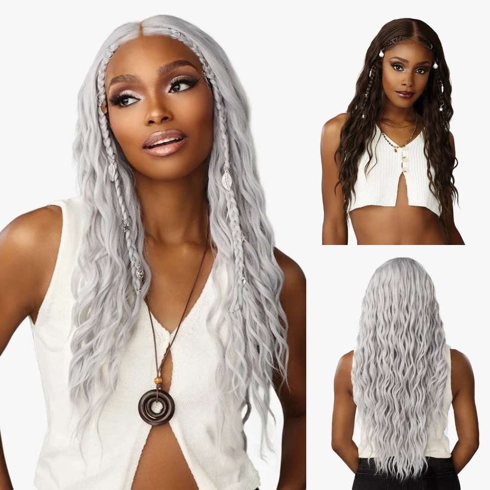 Sensationnel Festi-Gal Shear Muse Glueless HD Lace Front Wig - Dazzle