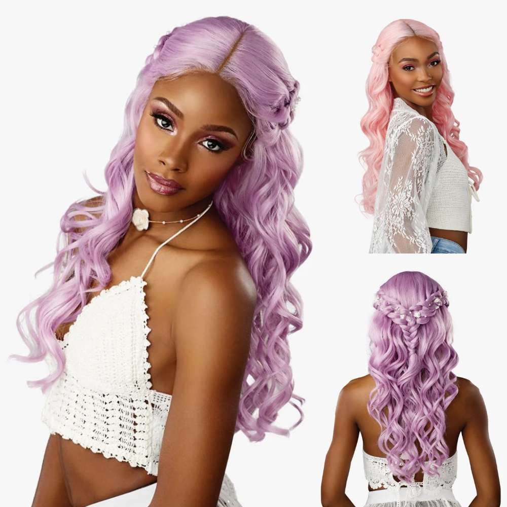 Sensationnel Festi-Gal Shear Muse Glueless HD Lace Front Wig - Flower
