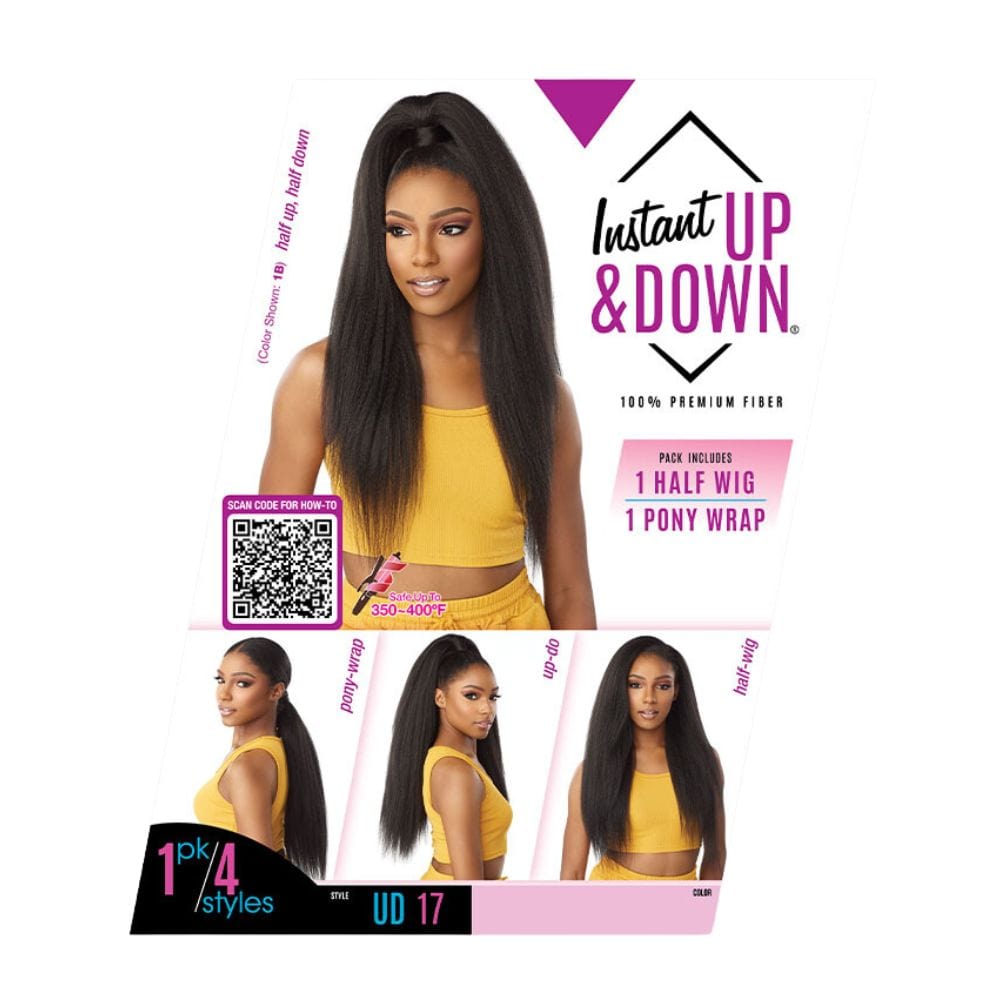 Sensationnel Instant Up & Down (Half Wig + Pony Wrap) - UD 17