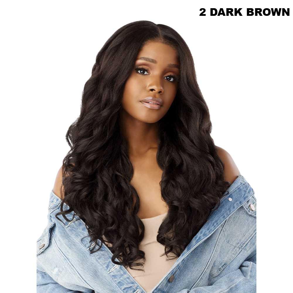 Sensationnel Kinky Edges Textured Lace Wig - Y-Part Kinky Loose Spiral