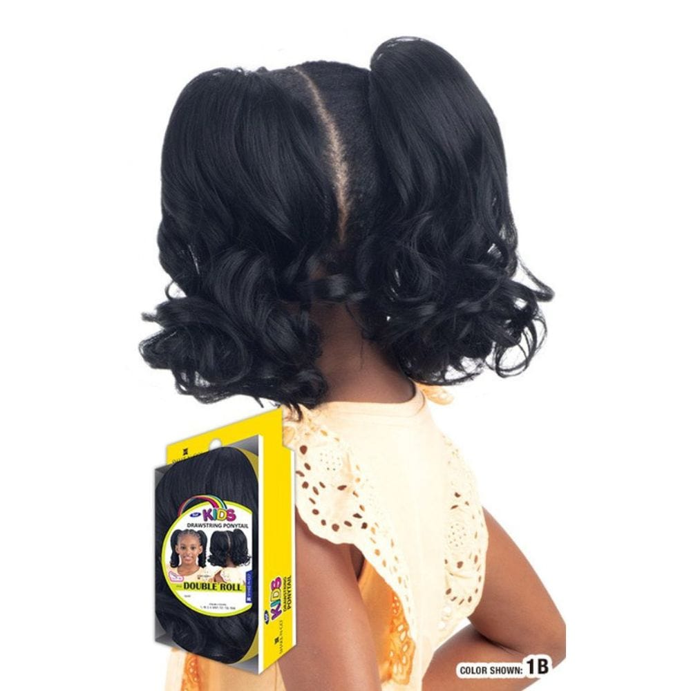 Shake-N-Go Kids Drawstring Ponytail - Double Roll