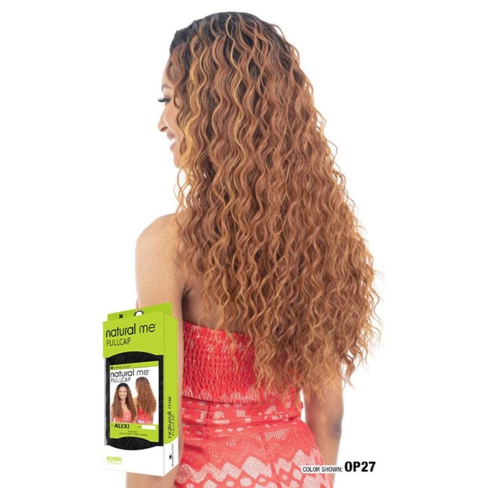 Shake-N-Go Natural Me Full Cap Half Wig - Alexi