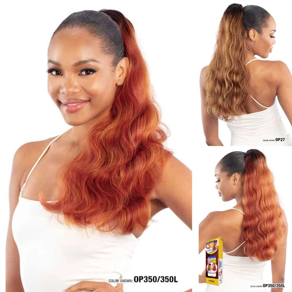 Shake-N-Go Que Human Hair MasterMix Drawstring Ponytail - Q-Body Wave