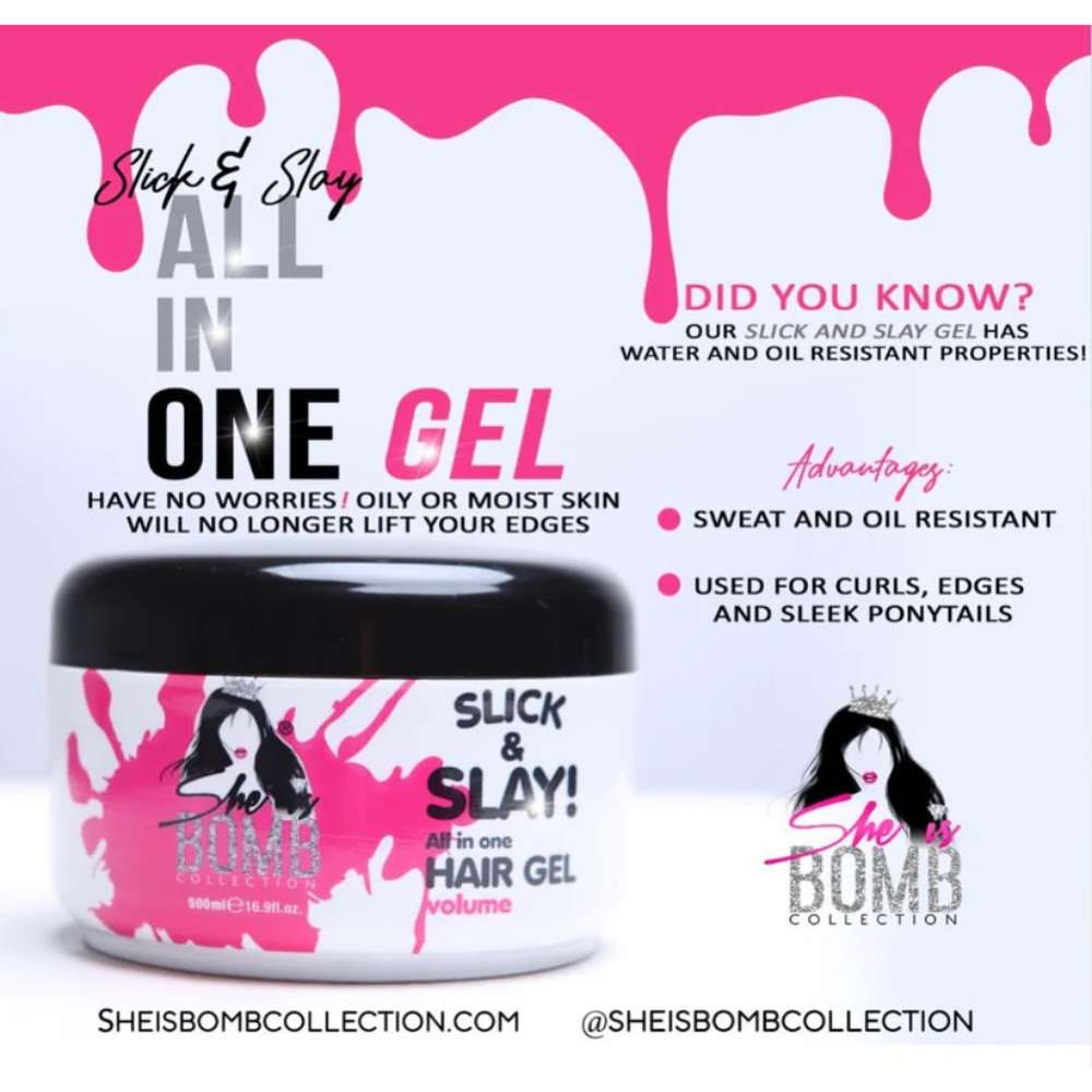 She is Bomb Collection Slick & Slay All in One Hair Gel